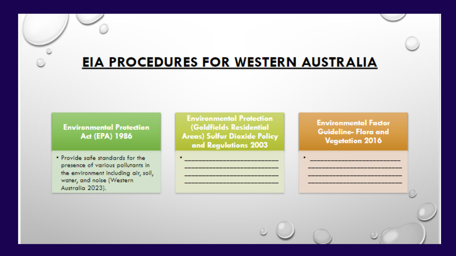 SCI5250 EIA Presentation Assignment Help - Online Assignment Services